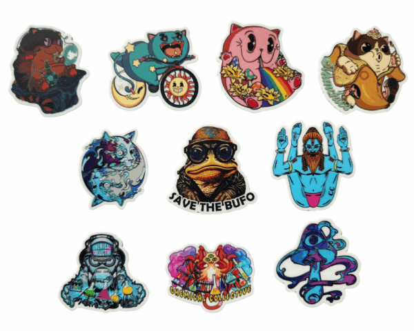Chemical Collective Custom Sticker Pack│10 Unique Designs | Chemical ...