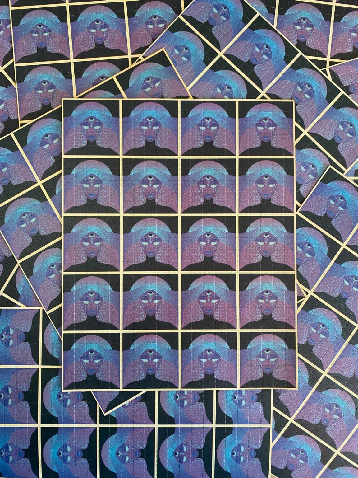 1V-LSD 225mcg Art Design Blotters - Chemical Collective
