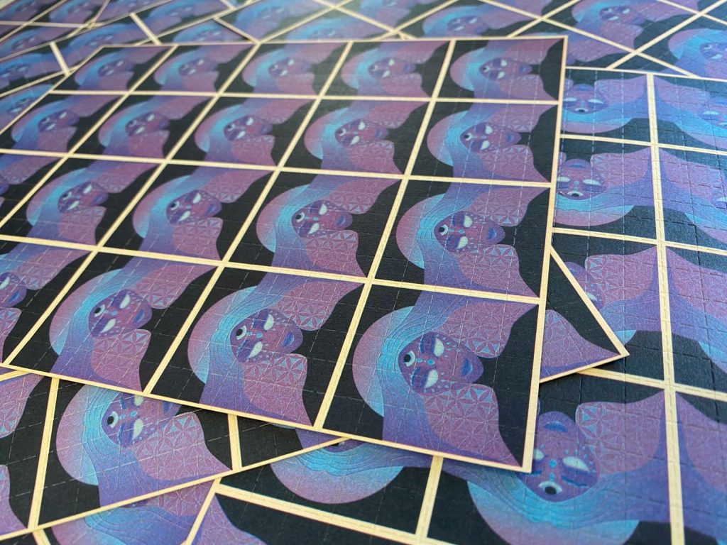 1V-LSD 225mcg Art Design Blotters - Chemical Collective